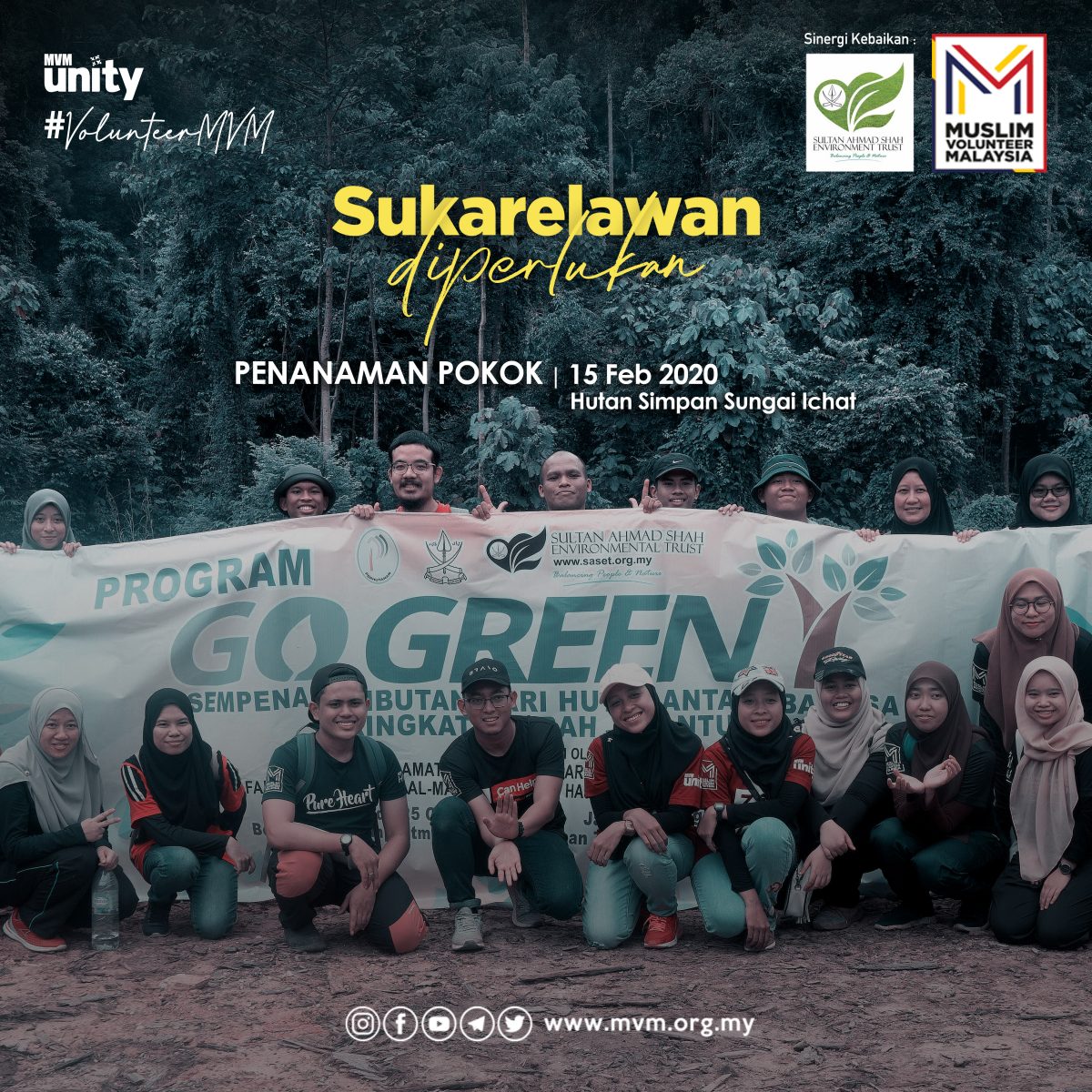 Volunteer Diperlukan Dalam Program Penanaman Pokok Bersama SASET – MVM ...